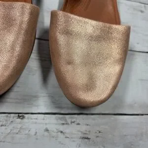 Fitflop | Shoes | Fitflop Cova Rose Gold Shimmer Ankle Strap Sandals ...